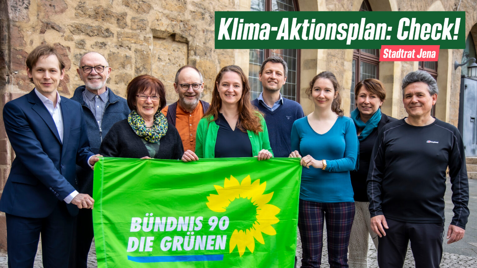 Klima-Aktionsplan: Check! – BÜNDNIS 90/DIE GRÜNEN Jena